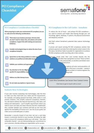 Download Now: PCI DSS Compliance Checklist